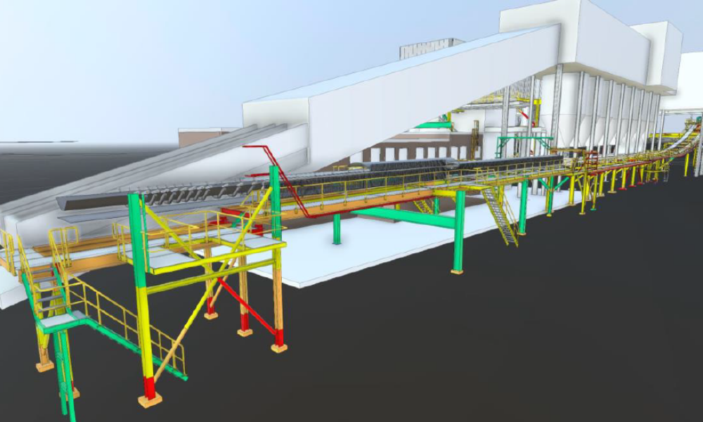 Renovatie hoofddraagconstructie transportband - Anton Constructiewerken