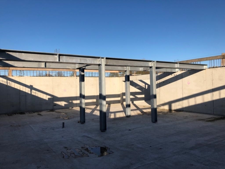 Staalconstructie voor villa - Anton Constructiewerken