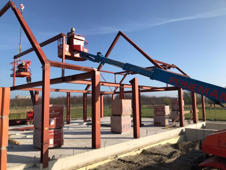 Staalconstructie voor villa - Anton Constructiewerken